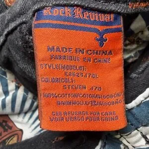 Rock Revival | Jeans | Rock Revival Mens Size 33 Steven Straight Jeans ...
